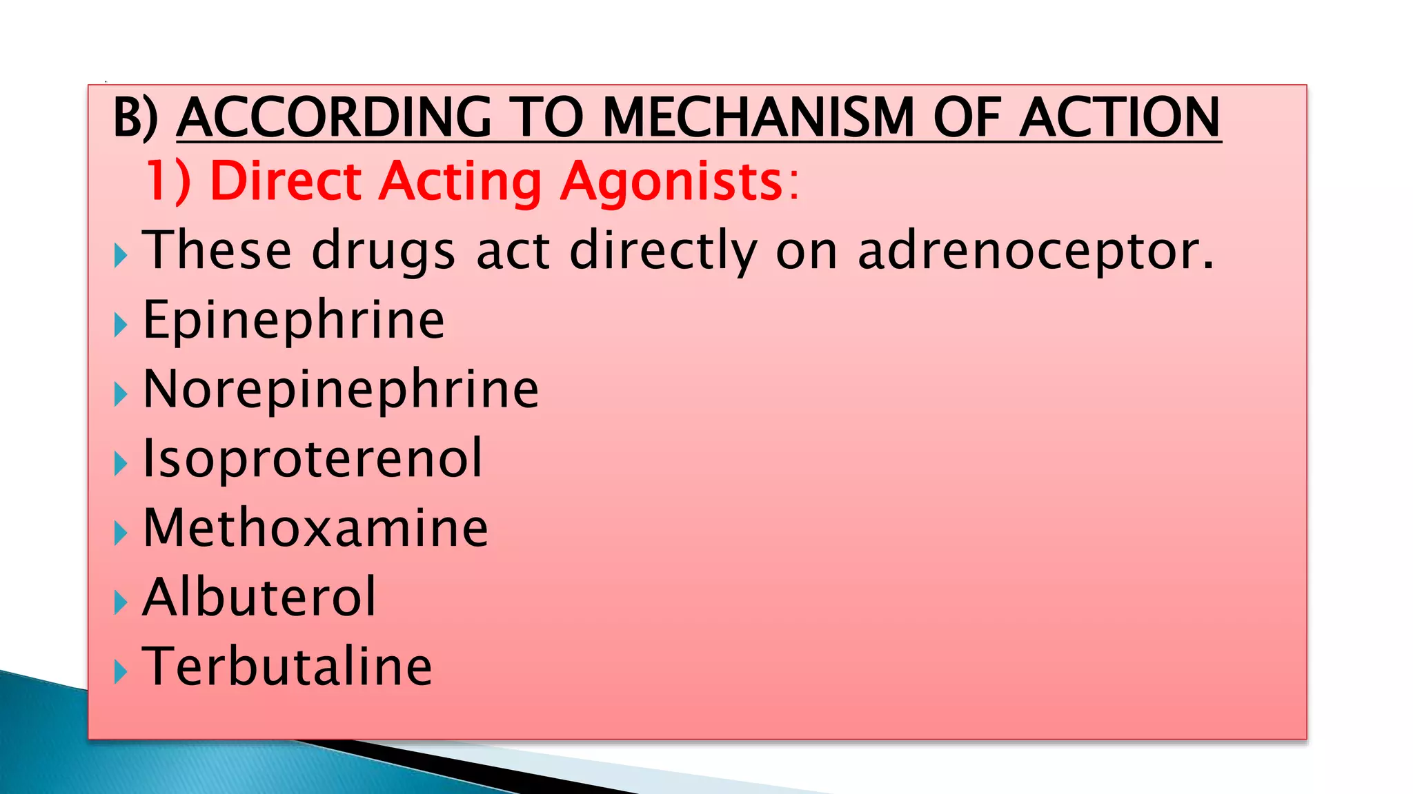 Classification of Sympathomimetic drugs.pptx