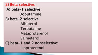 Classification of Sympathomimetic drugs.pptx