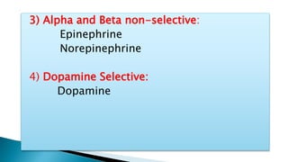 Classification of Sympathomimetic drugs.pptx