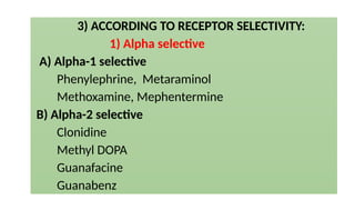 Classification of Sympathomimetic drugs.pptx