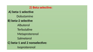 Classification of Sympathomimetic drugs.pptx