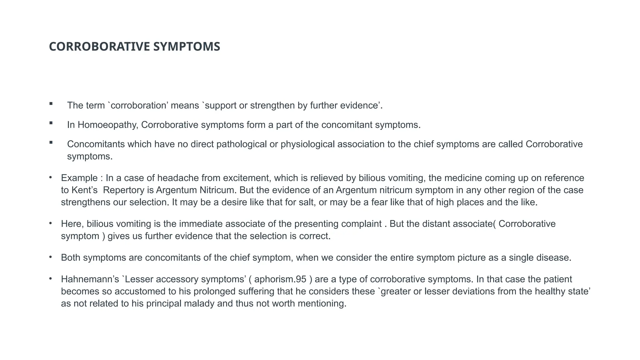 Classification of symptoms -Homoeopathy . | PPTX