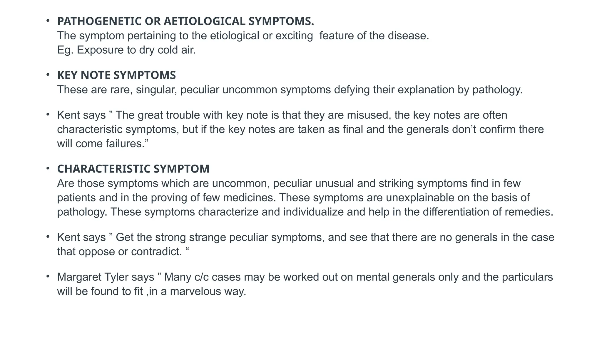 Classification of symptoms -Homoeopathy . | PPTX