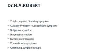 Classification of symptoms -Homoeopathy . | PPTX