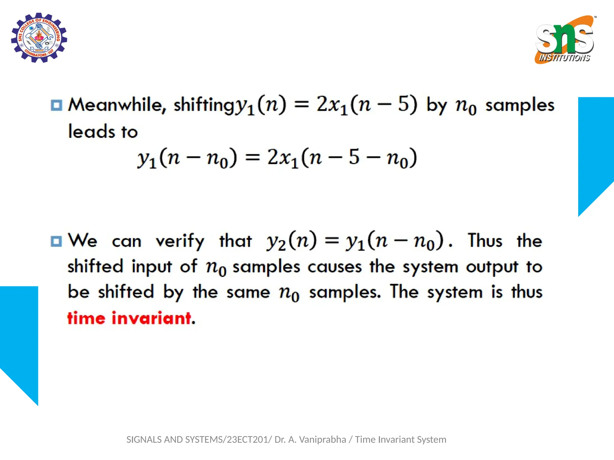 Signals and systems - Classification of systems.pptx