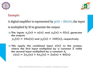 Signals and systems - Classification of systems.pptx