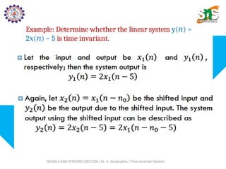 Signals and systems - Classification of systems.pptx