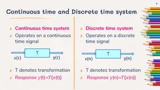 Classification of Systems: Part 1 | PPTX