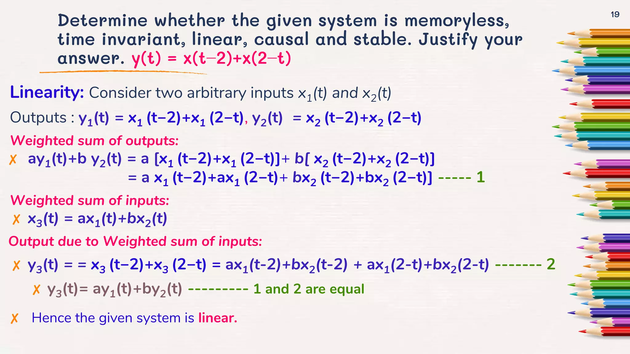 Classification of systems : Part 2 | PPTX