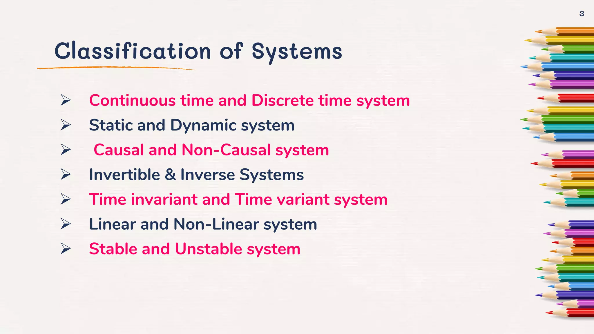 Classification of systems : Part 2 | PPTX