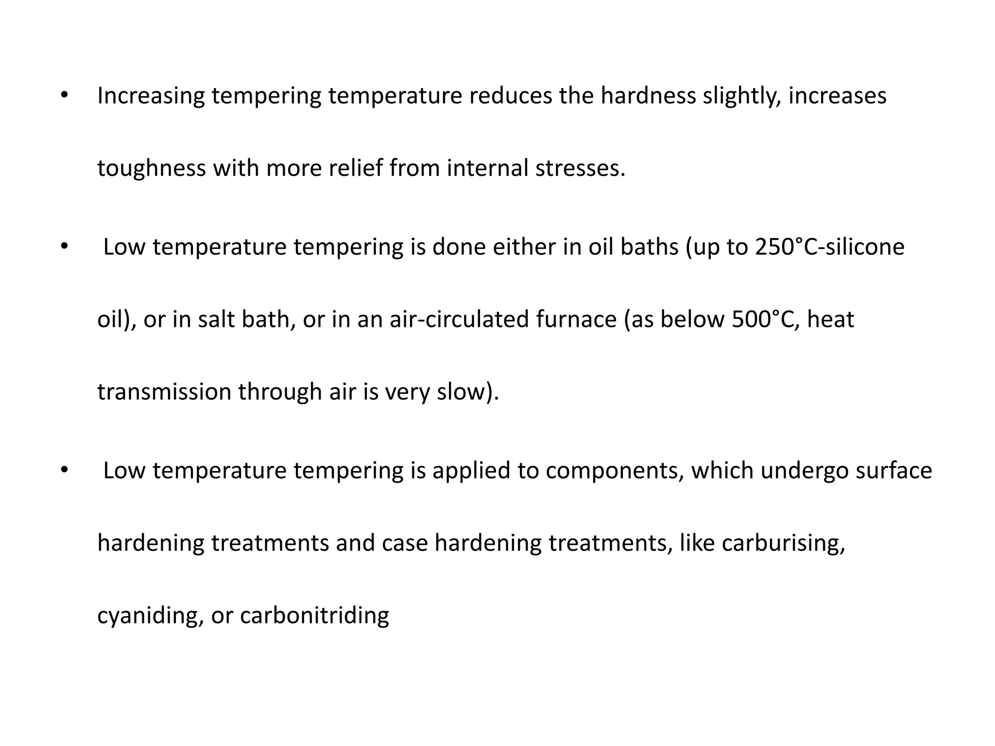 Classification of tempering | PPTX