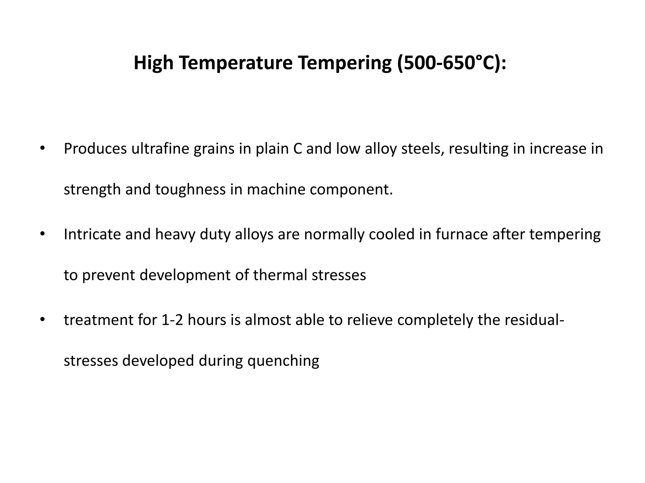 Classification of tempering | PPTX