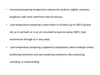 Classification of tempering | PPTX