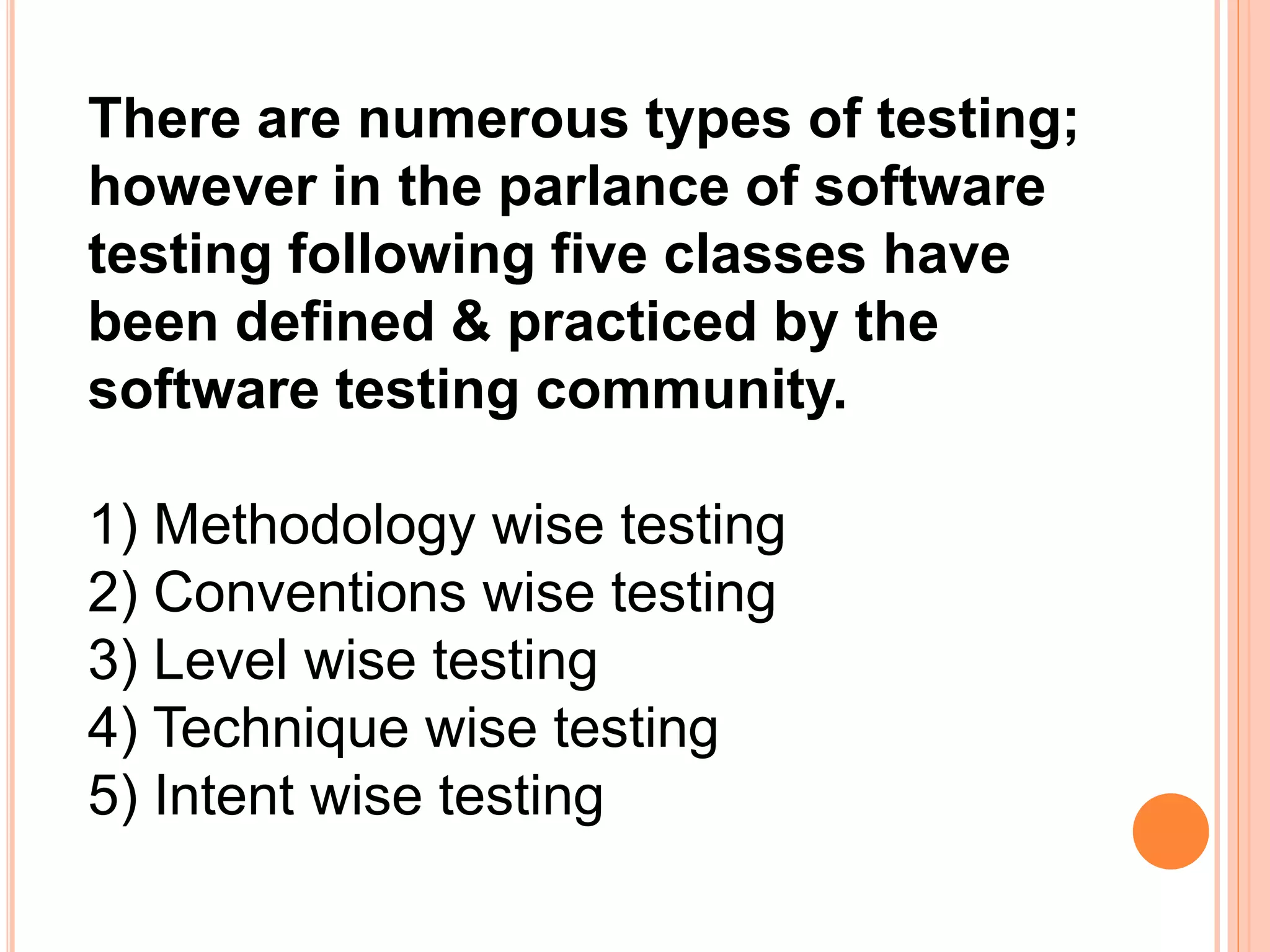 Classification of testing | PPTX