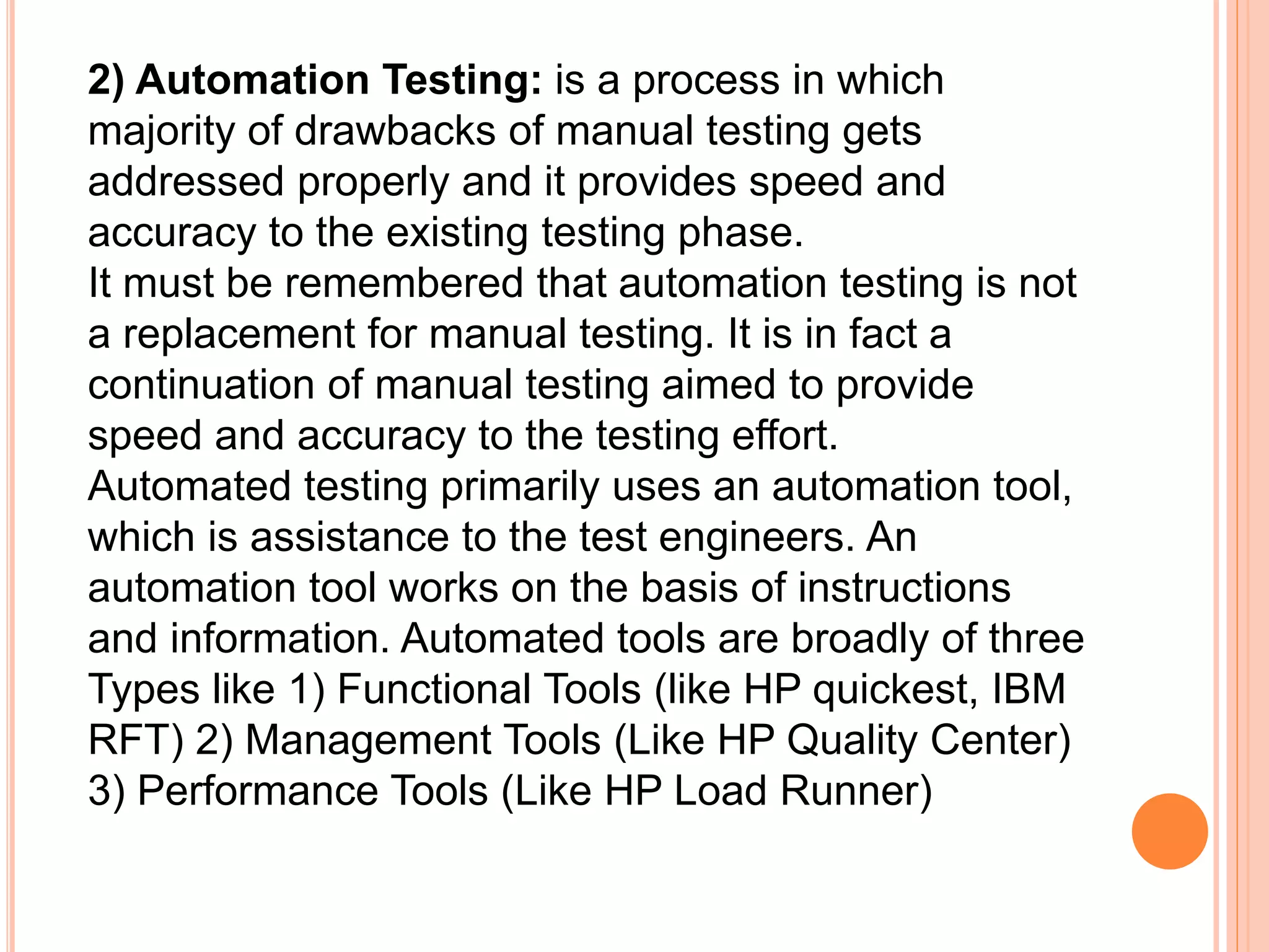 Classification of testing | PPTX