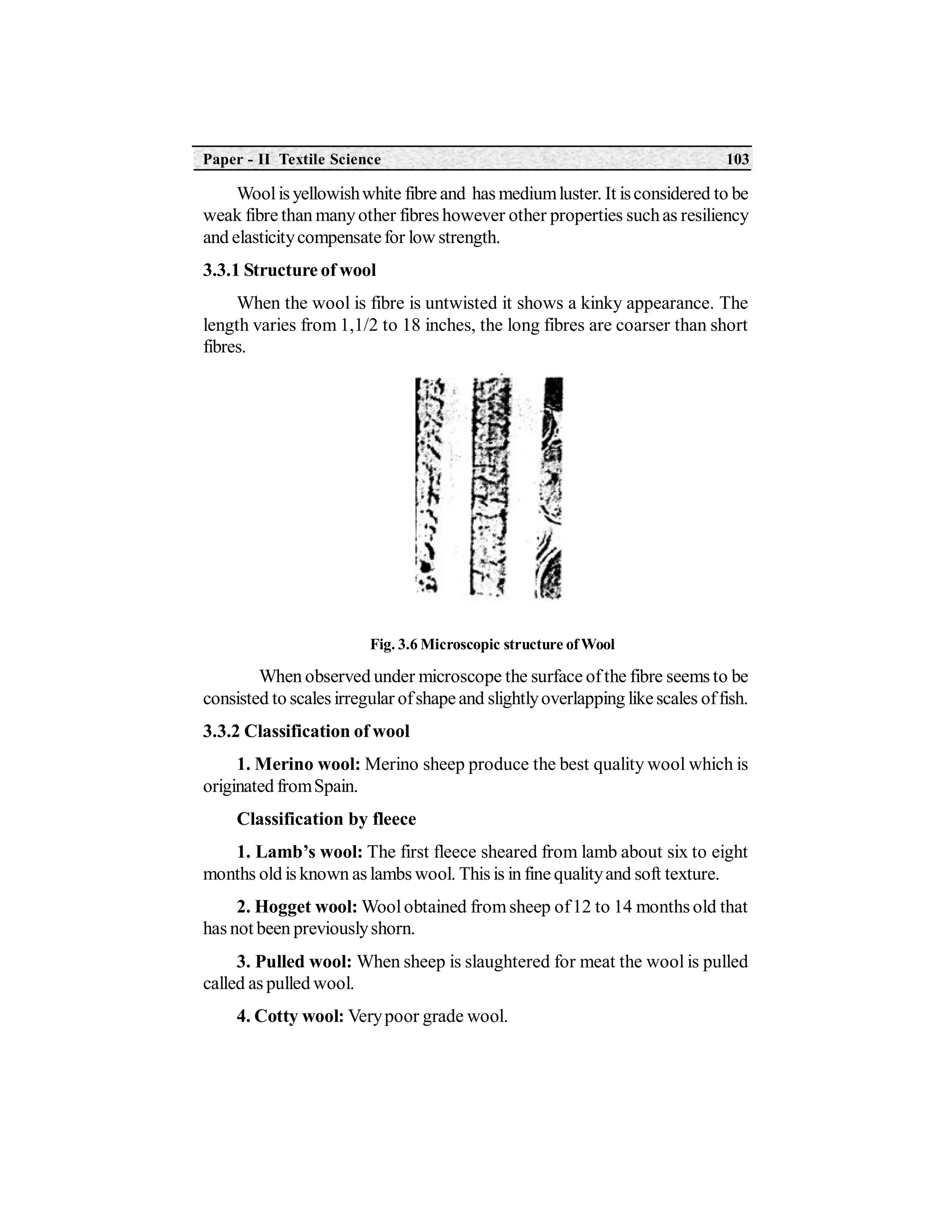 Classification of textile fiber | PDF
