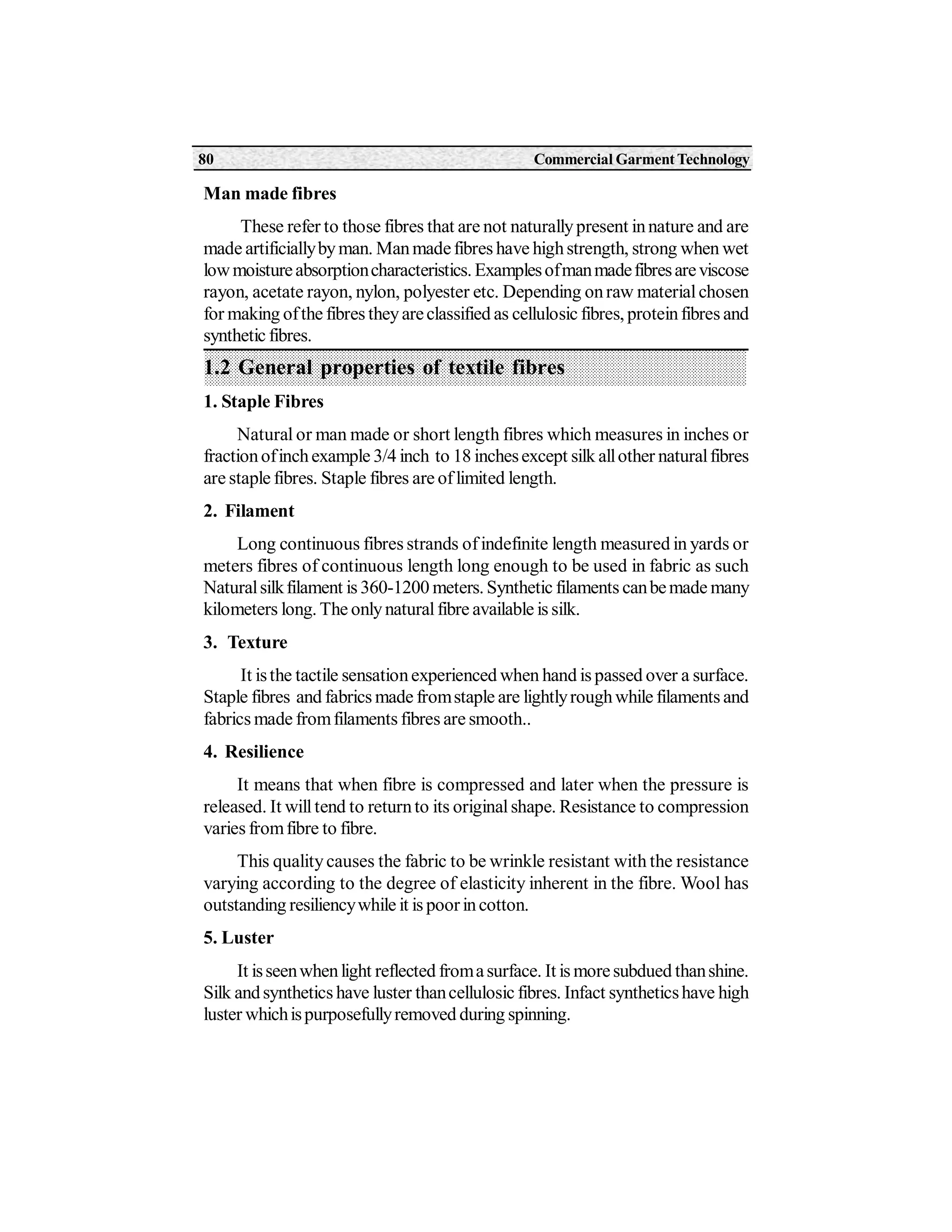 Classification of textile fiber | PDF