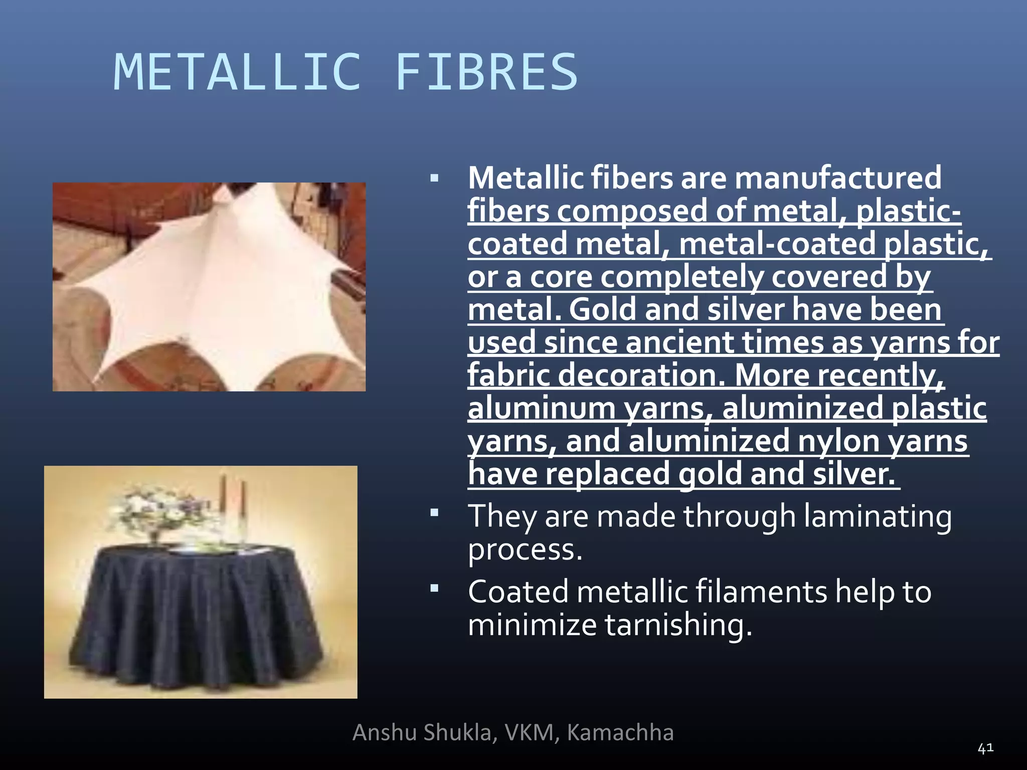 Classification of textile fibers | PPTX