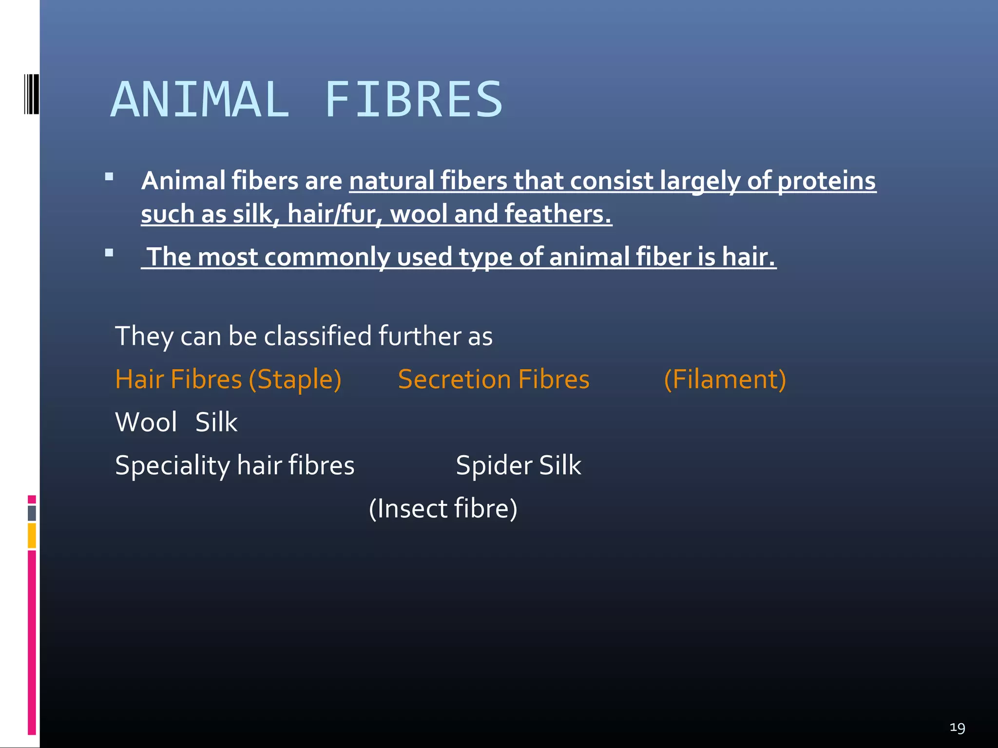 Classification Of Textile Fibers | PPT