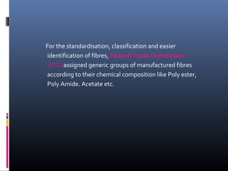 Classification Of Textile Fibers | PPT