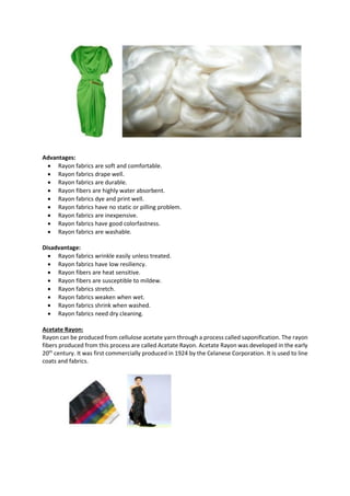 Classification of Textile Fibers for Textile Engineers | PDF