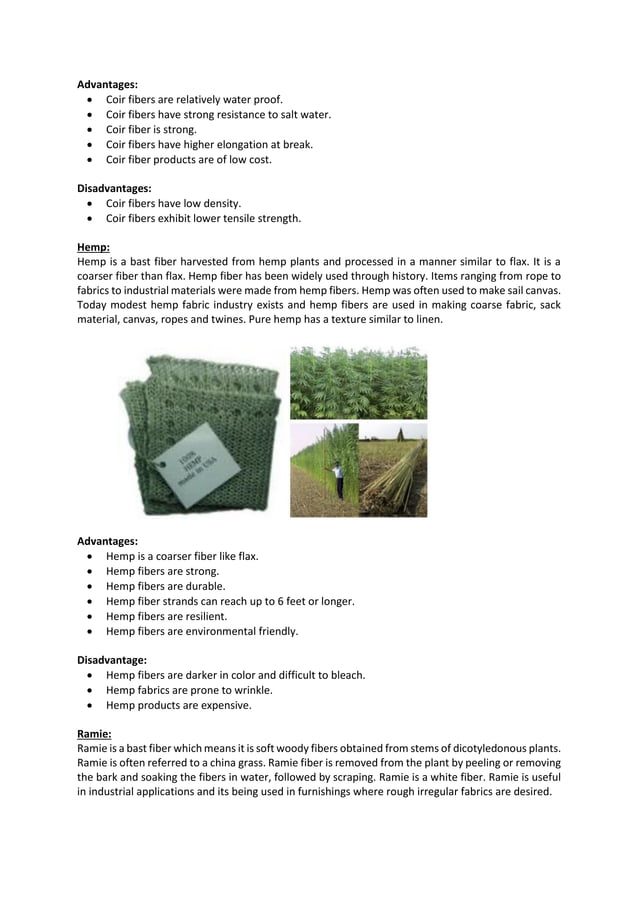 Classification of Textile Fibers for Textile Engineers | PDF