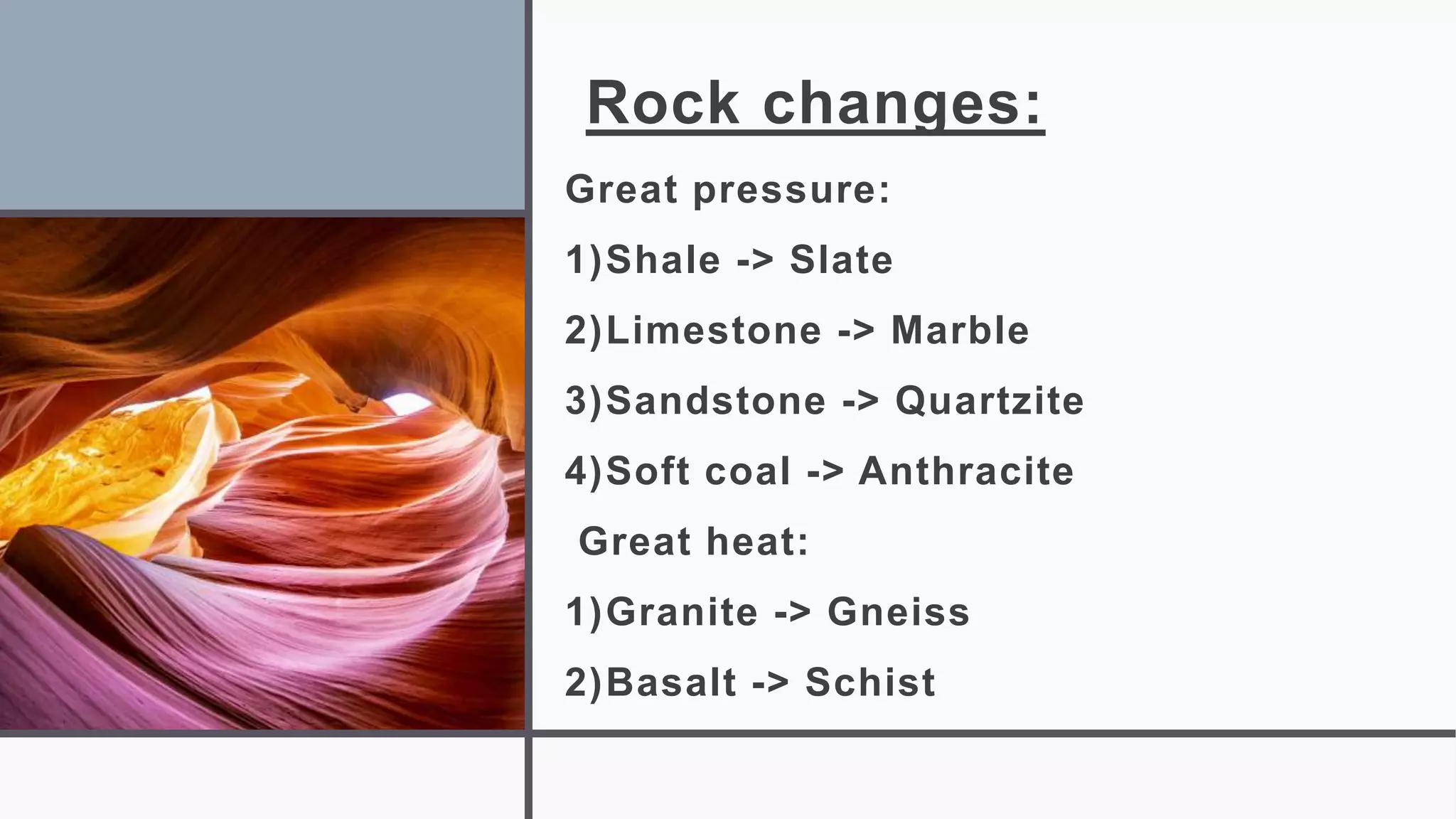 The different types of rocks | PPTX | Geology | Science