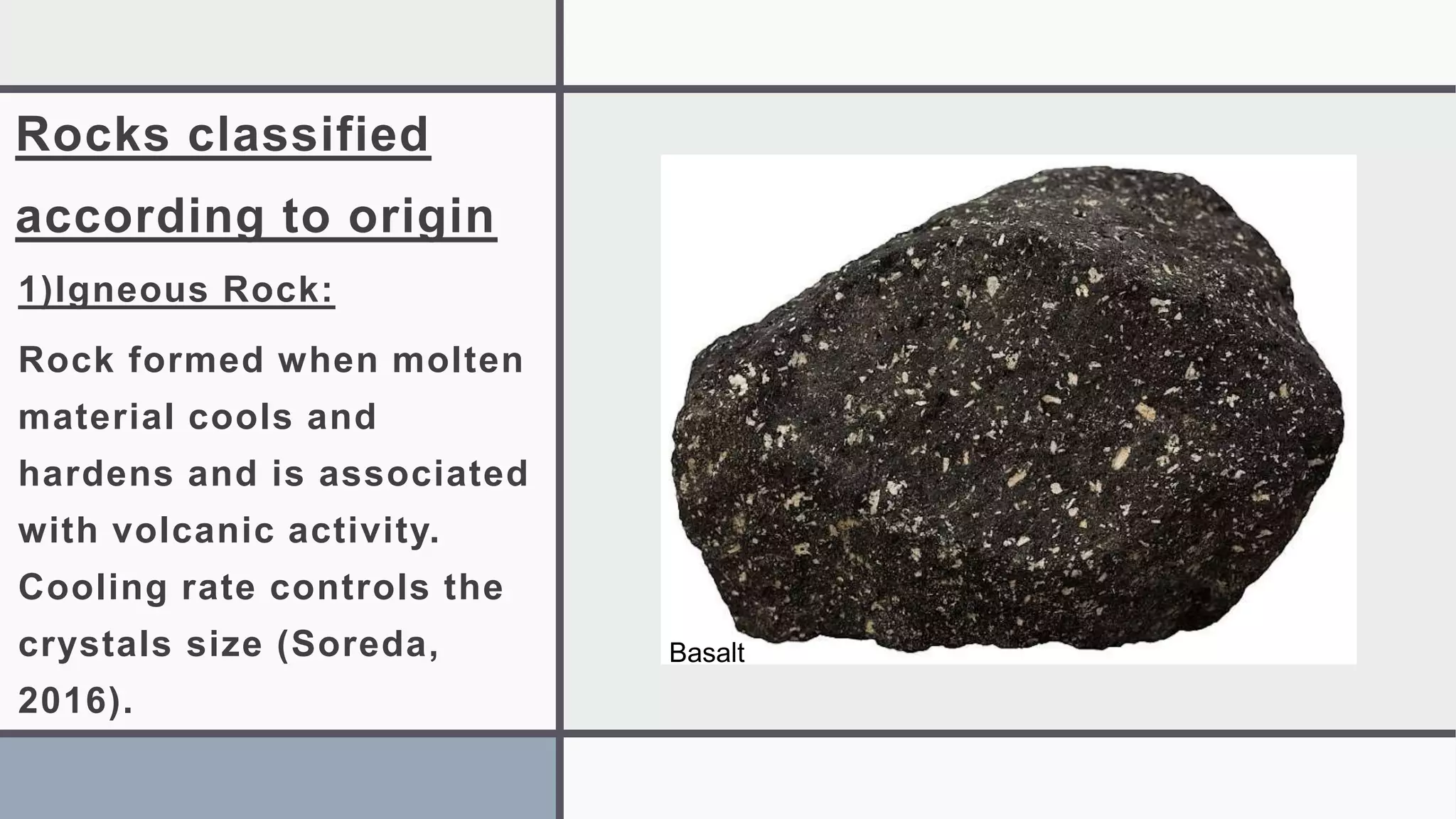 The different types of rocks | PPTX | Geology | Science