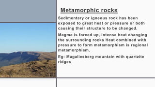 The different types of rocks | PPTX