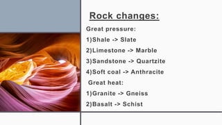 The different types of rocks | PPTX | Geology | Science