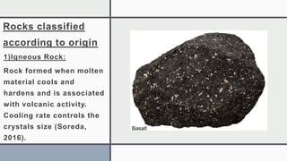 The different types of rocks | PPTX | Geology | Science