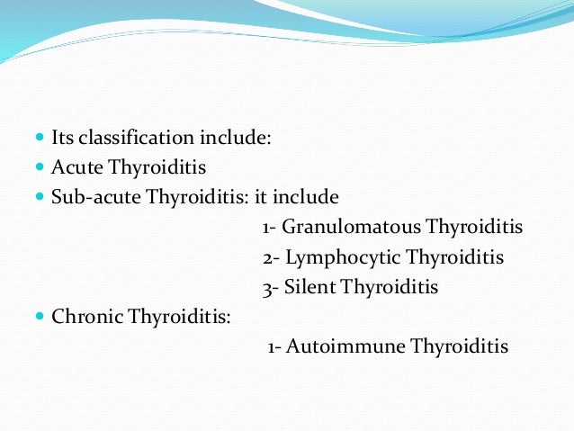 Classification of Thyroid Diseases