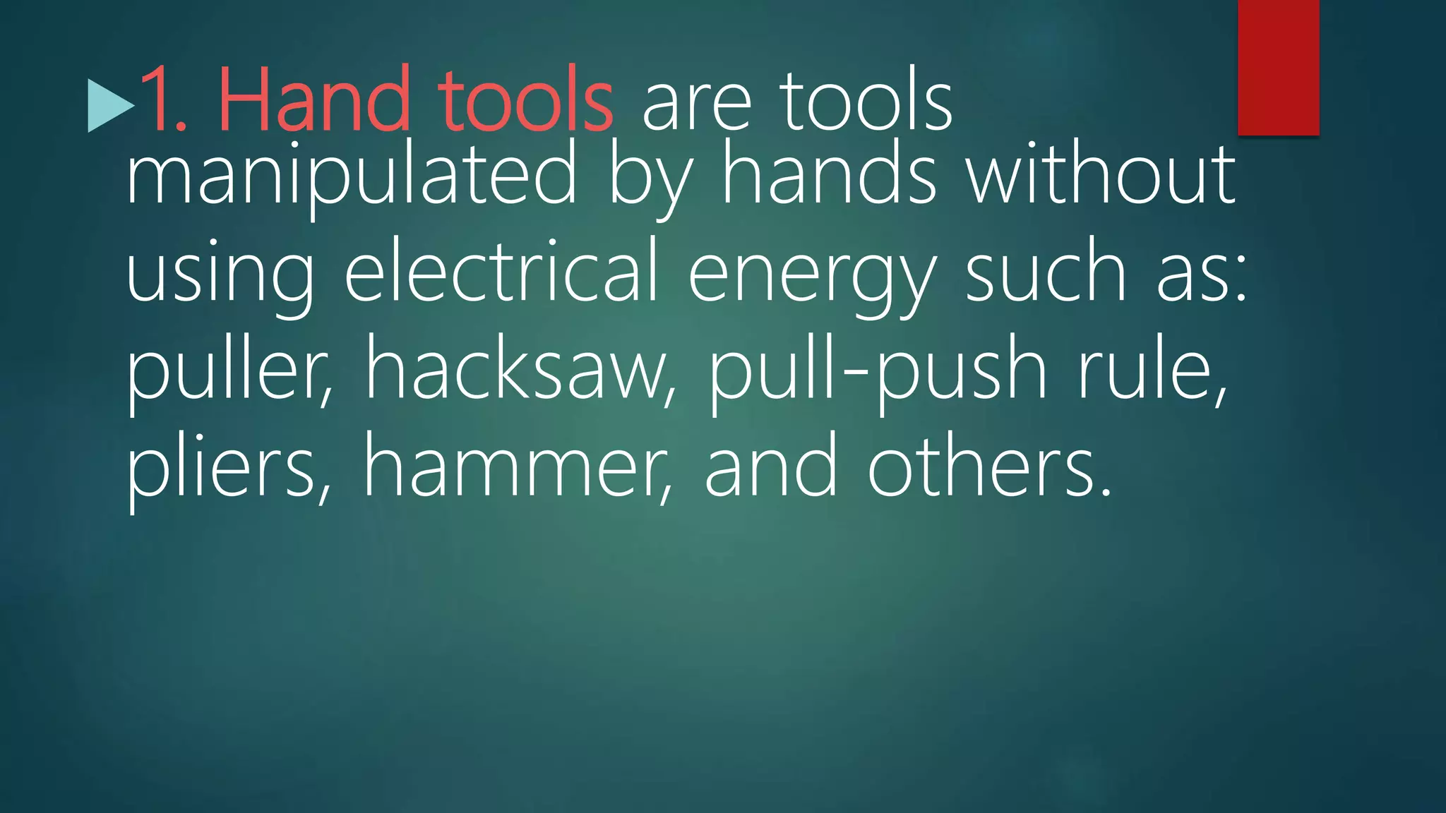 Classification of Tools and Equipment.pptx