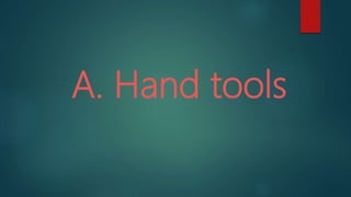 Classification of Tools and Equipment.pptx