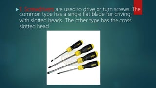 Classification of Tools and Equipment.pptx