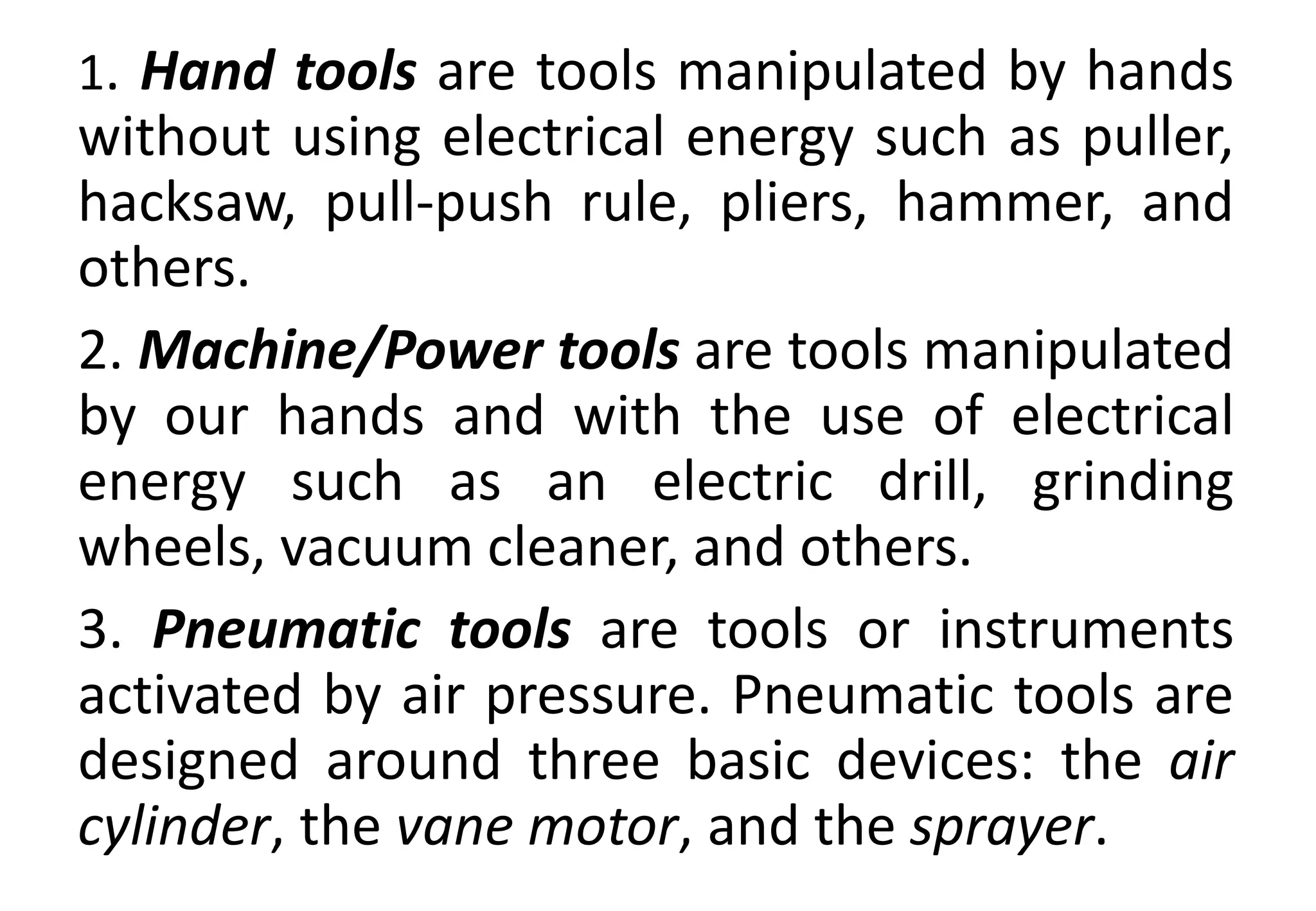 Classification of Tools and Equipment.pptx