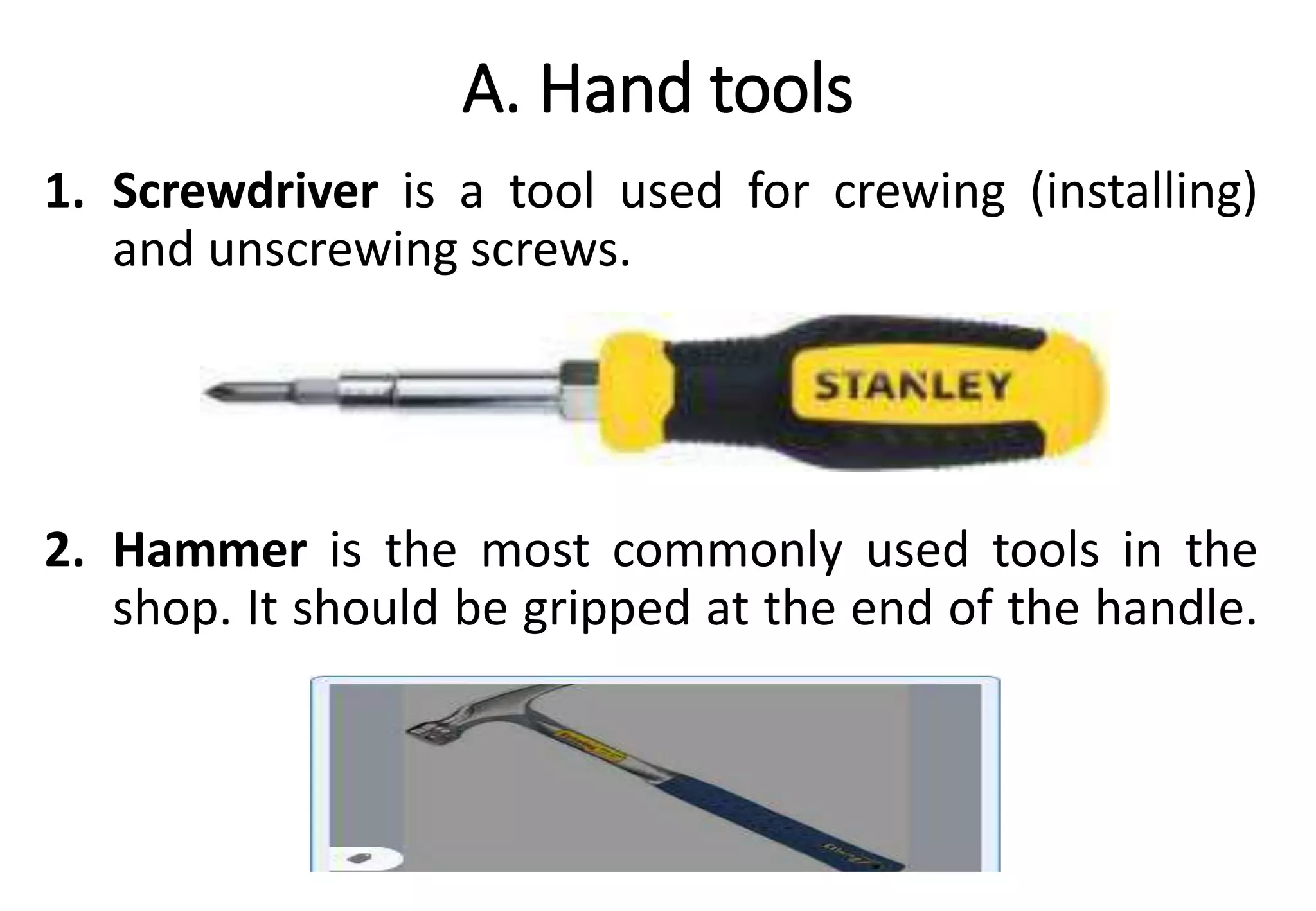 Classification of Tools and Equipment.pptx