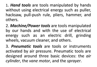 Classification of Tools and Equipment.pptx