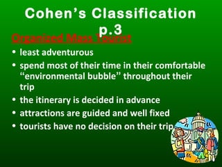 Classification of Tourists | PPT