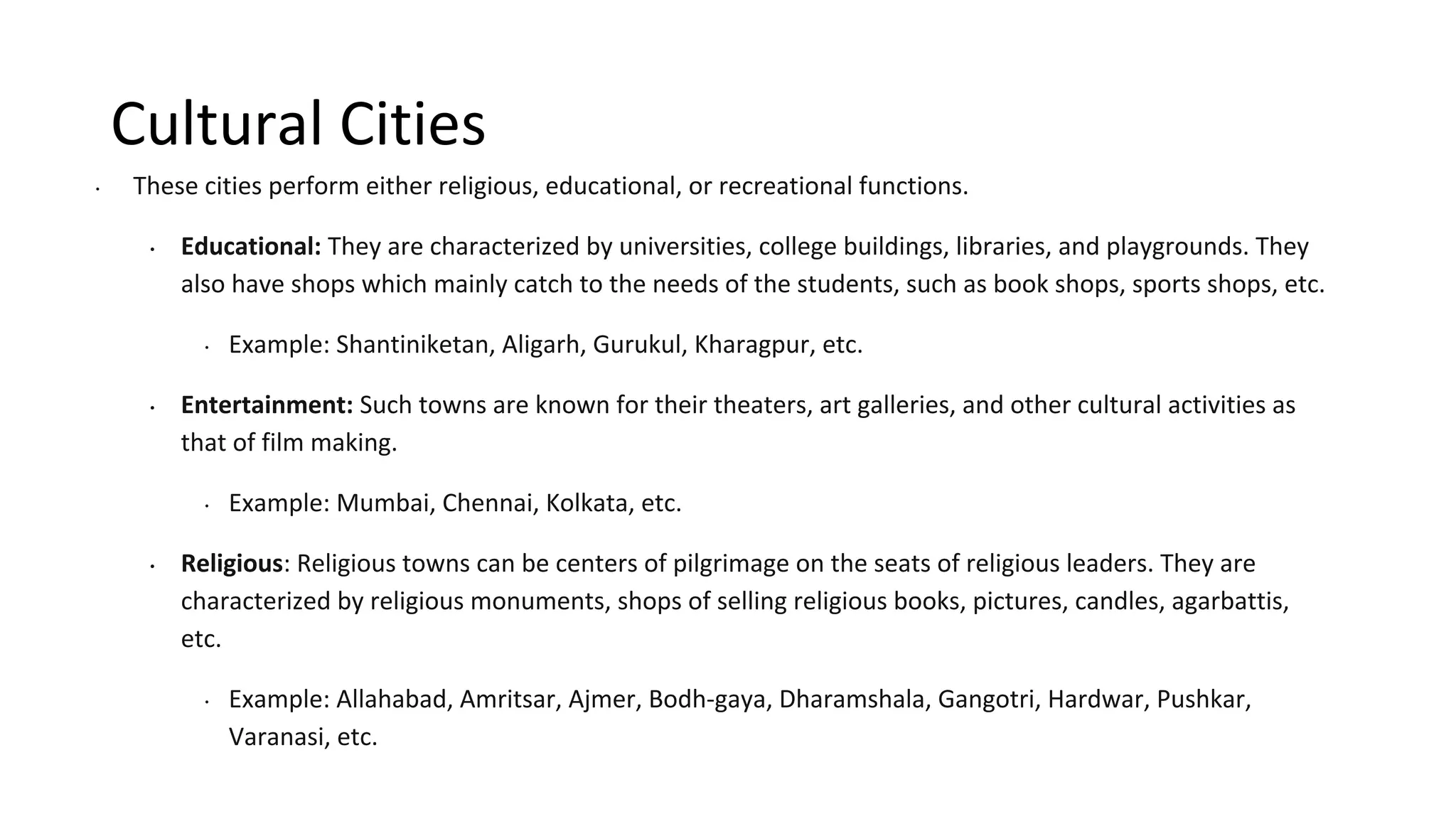 Classification Of Towns by ashok,s Mitra | PDF