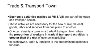 Classification Of Towns by ashok,s Mitra | PDF