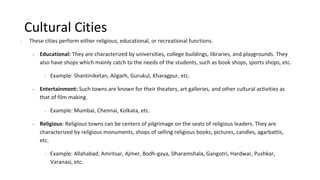 Classification Of Towns by ashok,s Mitra | PDF