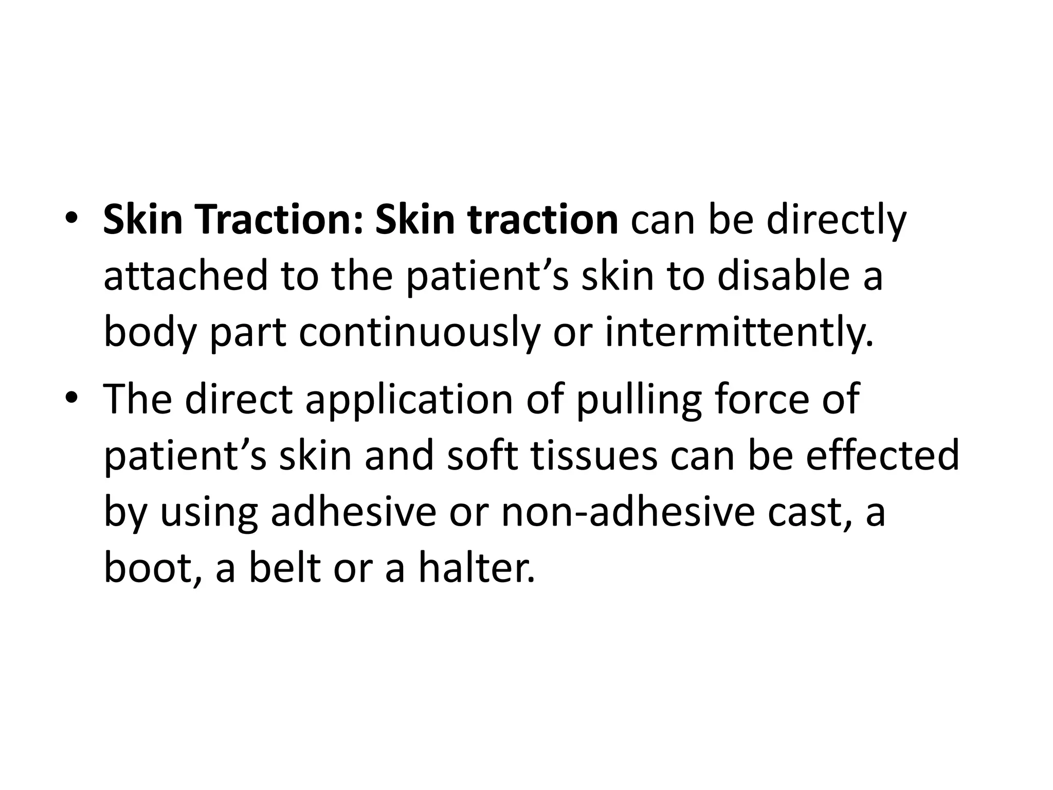 Classification of traction in nursing | PPTX