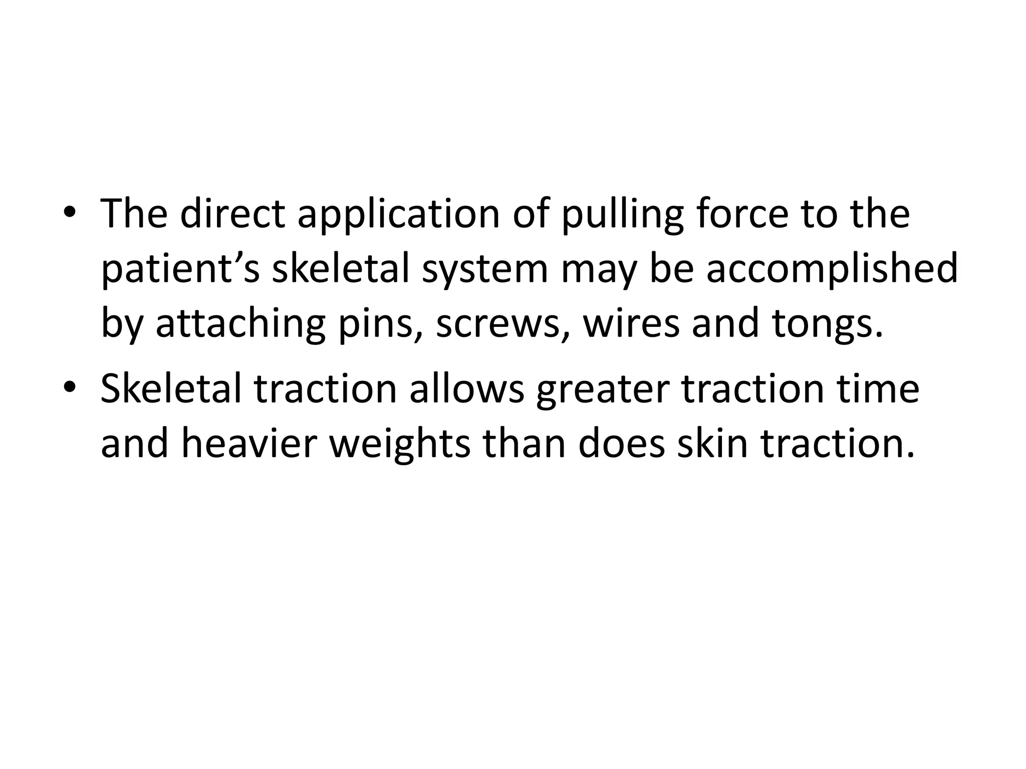 Classification of traction in nursing | PPTX