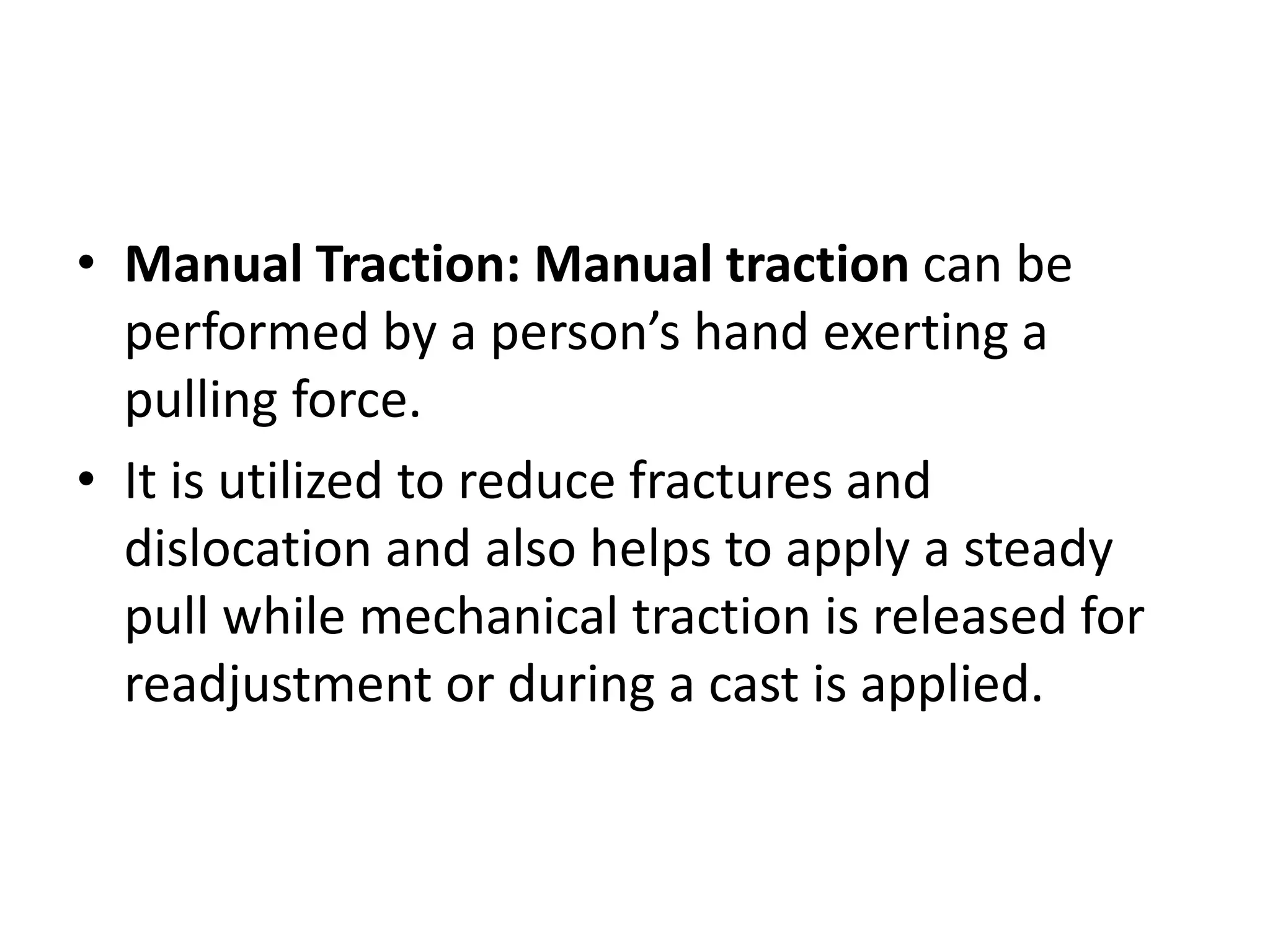 Classification of traction in nursing | PPTX