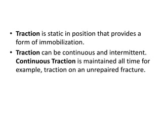 Classification of traction in nursing | PPTX