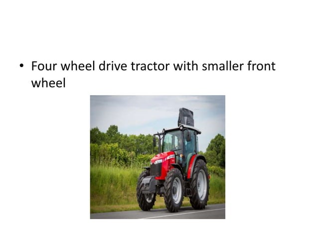Classification of Tractor.pptx | Agriculture | Industries