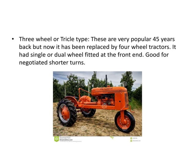 Classification of Tractor.pptx | Agriculture | Industries