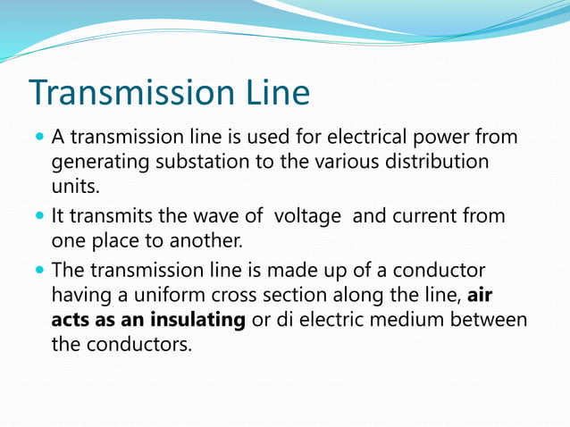 Classification of transmission lines | PPTX
