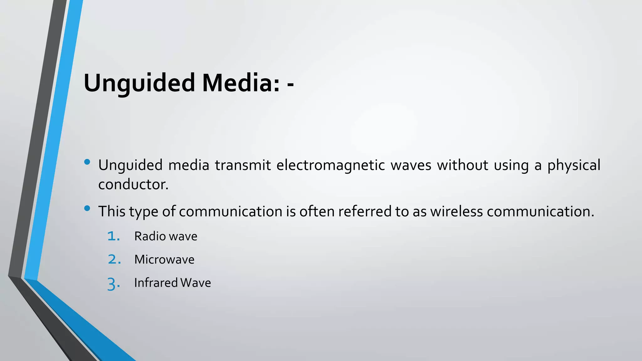 Classification of transmission media | PPTX